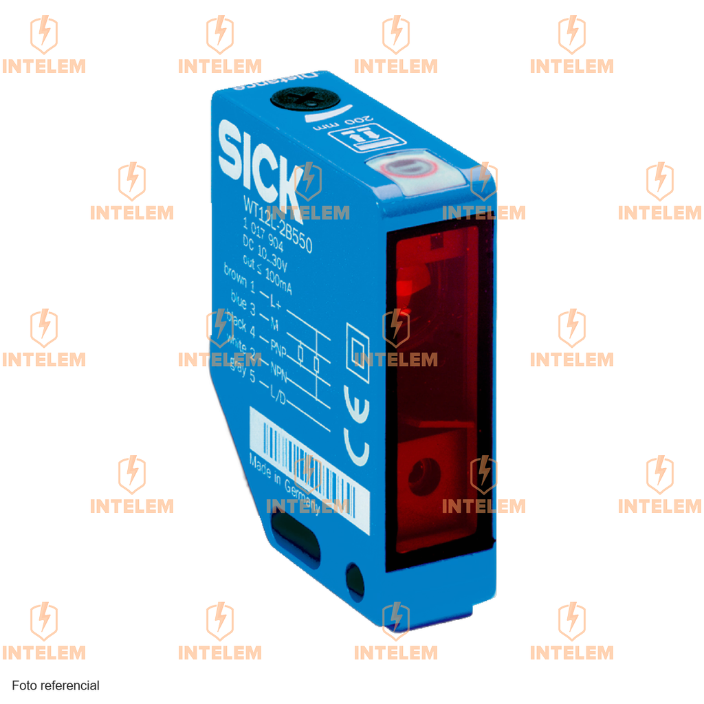 WT12L-2B550 SENSOR FOTOELECTRICO REF. 1017904 --SICK | INTELEM